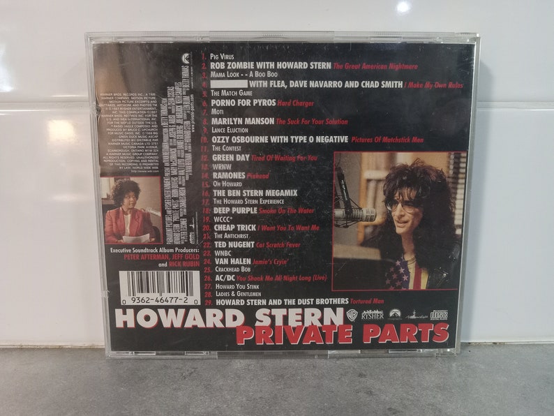 1997 Howard Stern - Private Parts the Album Used CD | Vintage Compact ...