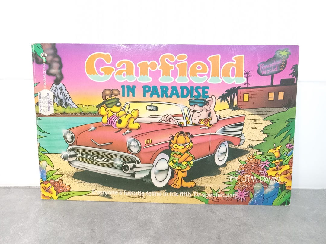 1986 Garfield in Paradise Used Comic Book Color Jim Davis| Book ...