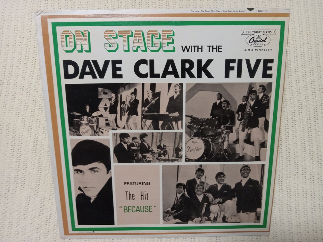 1964 on Stage With the Dave Clark Five Vinyl, LP, Album, Mono, Used VINYL Record - Etsy