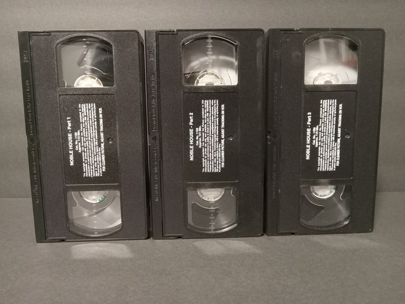 1993 Noble House VHS Boxset 3 Tapes James Clavell's T.V. Mini Series ...