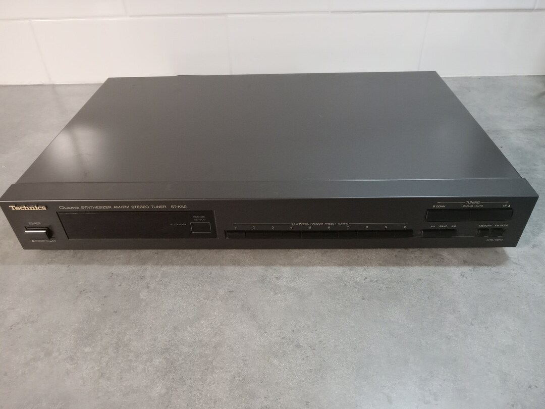 1990s Vintage Technics ST-K50 Quartz Synthesized AM/FM Tuner No Remote or Power Chord / Vintage ...