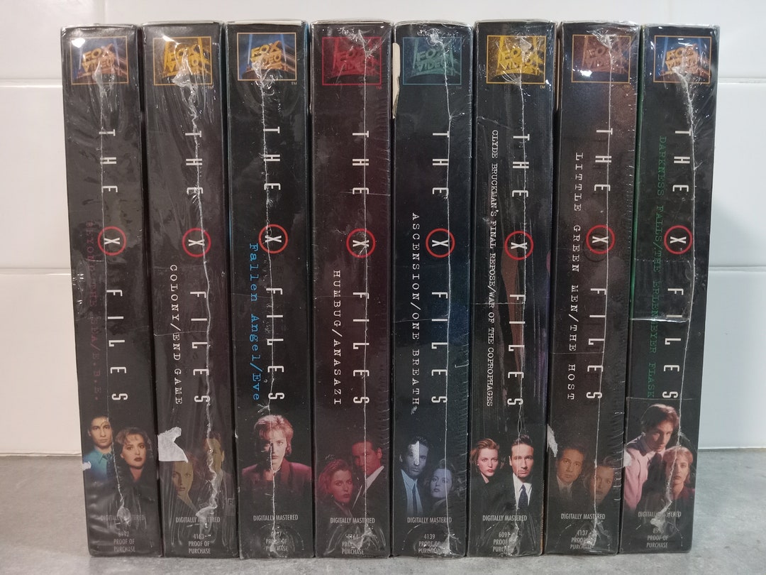 The X-files Sealed VHS Movies | VHS Movie Collector | Unique Gift Idea ...