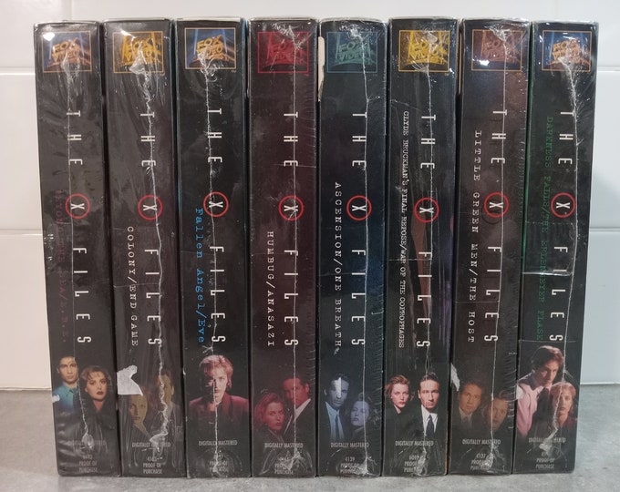 The X-files Sealed VHS Movies | VHS Movie Collector | Unique Gift Idea ...