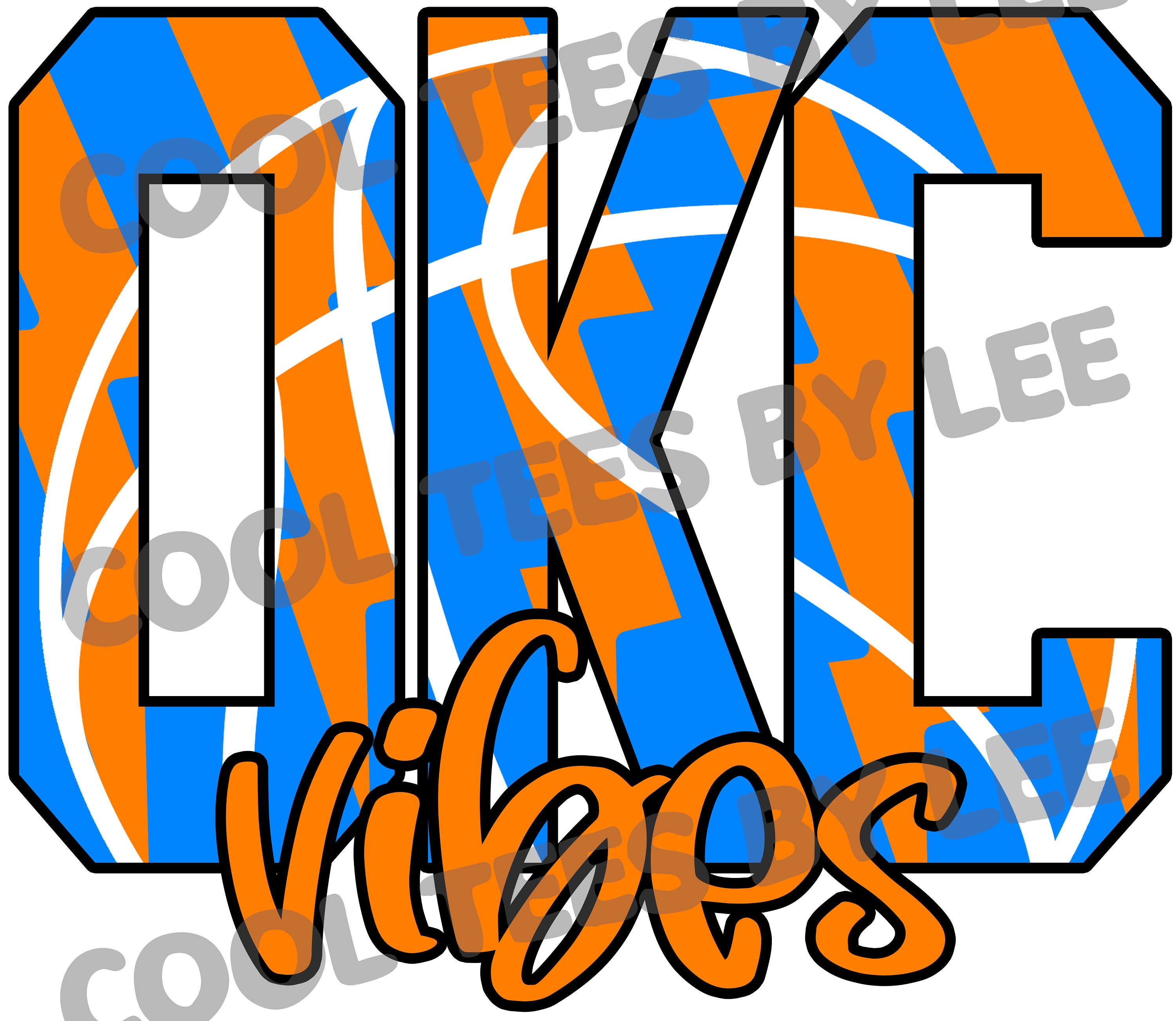 OKC Vibes Oklahoma City Digital PNG File, DTF, Dtg, Sublimation ...