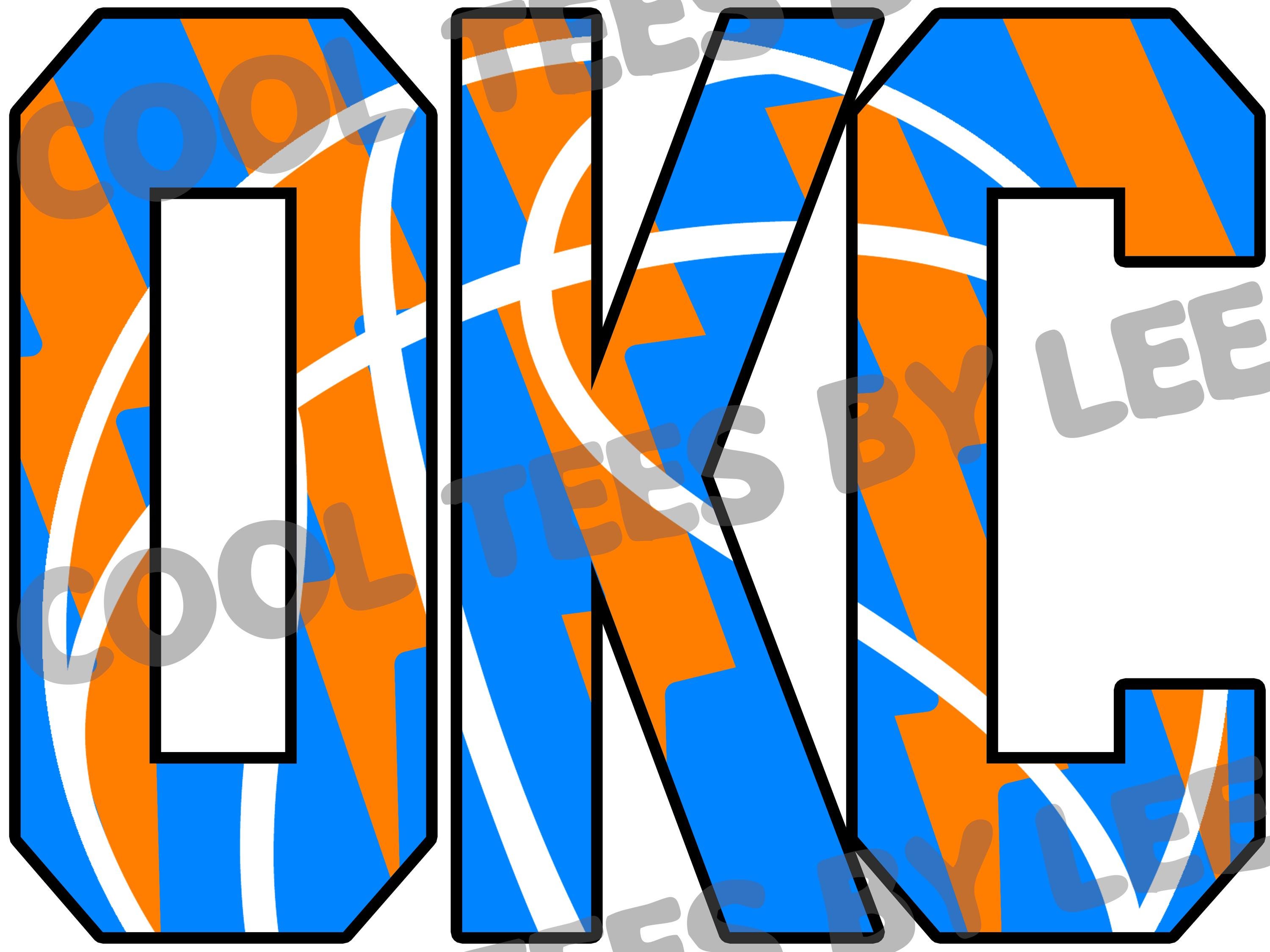 OKC Oklahoma City Digital PNG File, DTF, Dtg, Sublimation, Graphic Tee ...