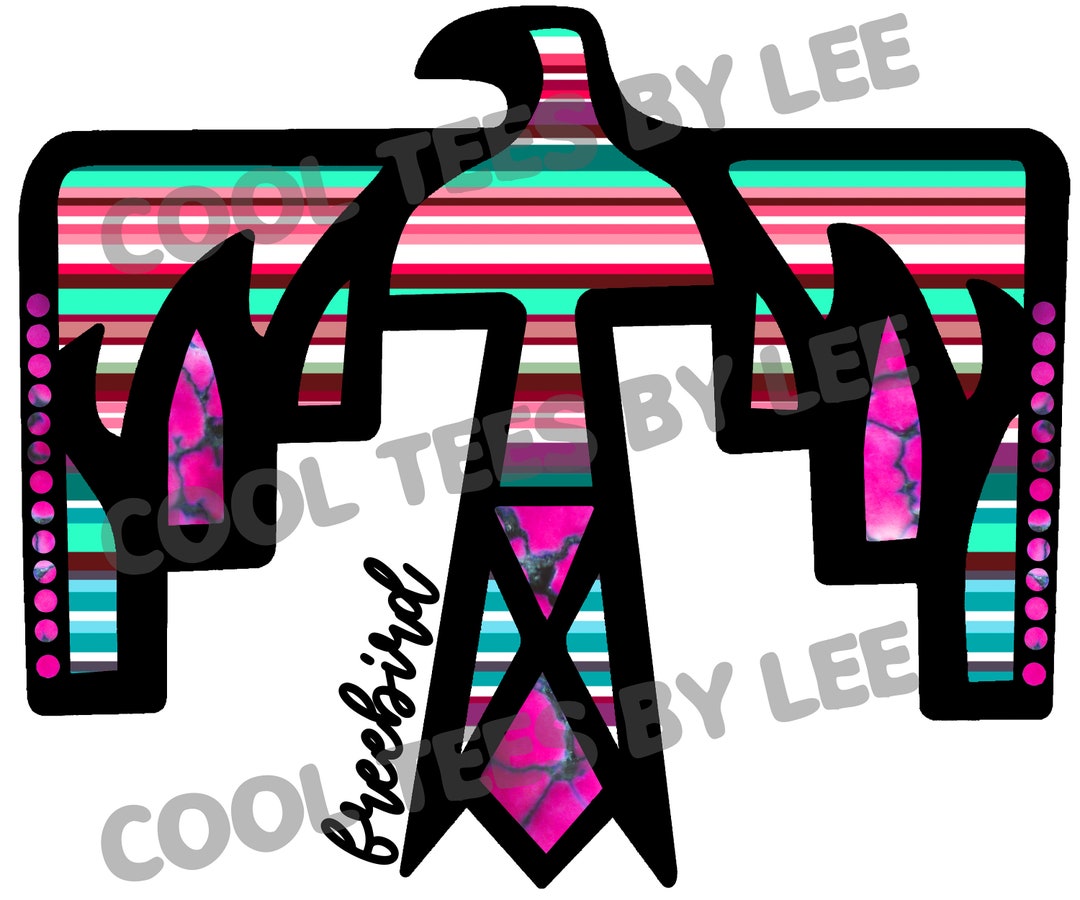 Thunderbird Freebird Digital PNG File, DTF, DTG, Sublimation, Western ...
