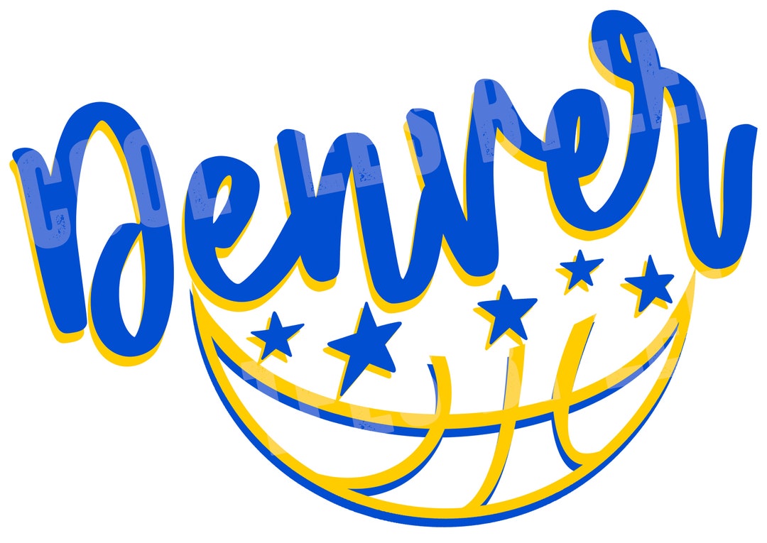 Denver Design Stars Colorado Digital PNG File, DTF, Dtg, Sublimation ...