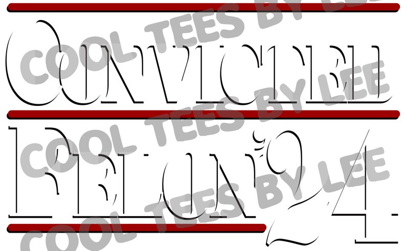 Convicted Felon '24 PNG Digital File for DTF Dtg Sublimation Digital ...