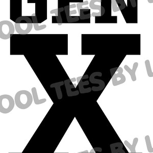 Gen X Stuff Phrases PNG Digital File for DTF Dtg Sublimation Digital ...