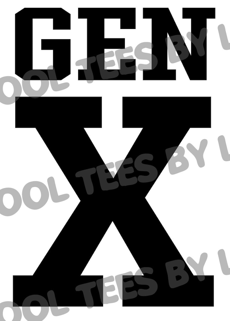 Gen X Stuff Phrases PNG Digital File for DTF Dtg Sublimation Digital ...