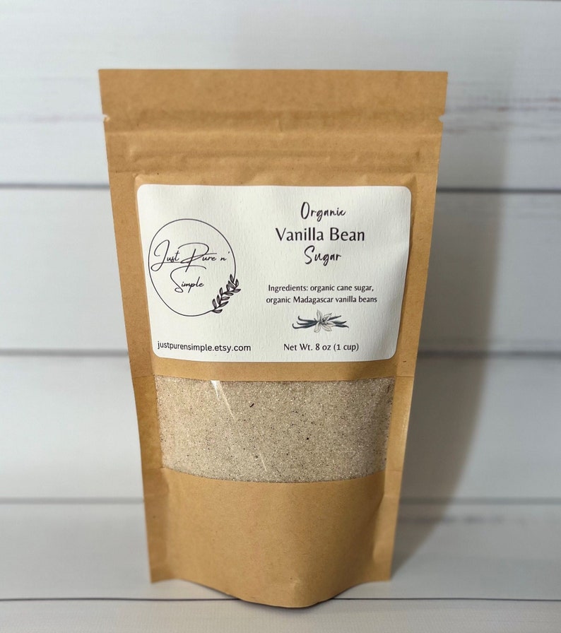 Organic Vanilla Bean Sugar, Vanilla Sugar, Vanilla Bean, Flavored Sugar ... Organic Vanilla Bean Sugar, Vanilla Sugar, Vanilla Bean, Flavored Sugar ...