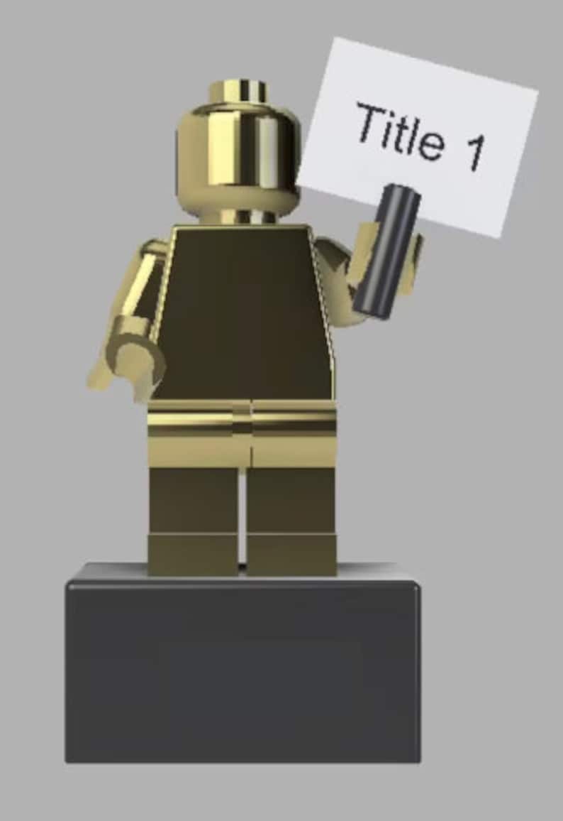 3D Printed Customizable Trophy - Etsy