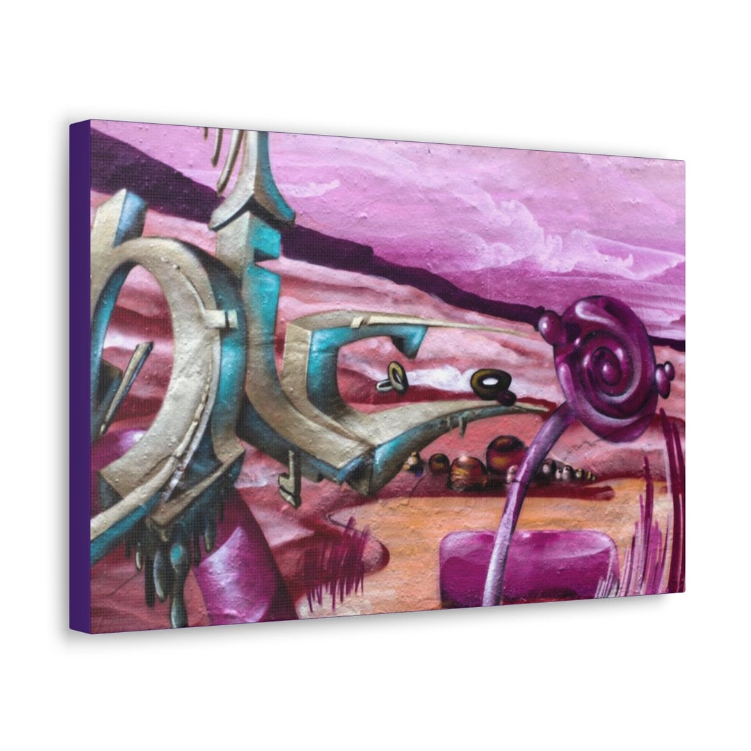 Dali Pink Mural - Etsy