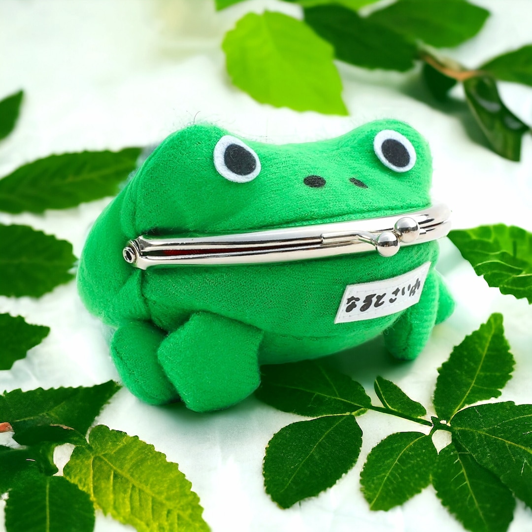 Frog Wallet Coin Purse Manga Plush Cute Purse Coin Holder Anime Cartoon ...