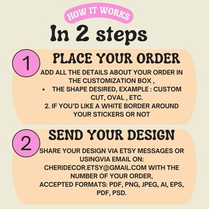 Custom Matte Vinyl Stickers, Kiss Cut Logo Stickers, A4 A3 Sticker ...