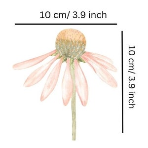 Falling Daisy Flowers Wall Decals Pastel Room Decor - Etsy