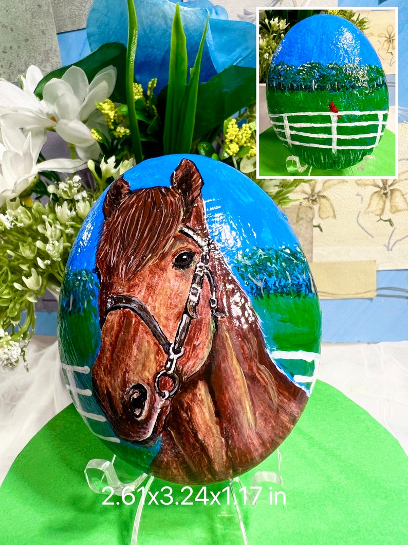 Horse Painted Rock. It is a Symbol of Passion, Unrestrained, Loyalty ...