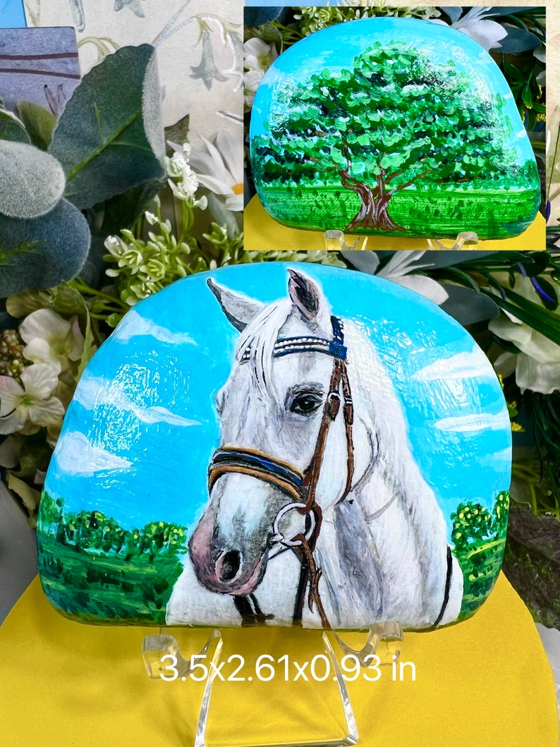 Horse Painted Rock. It is a Symbol of Passion, Unrestrained, Loyalty ...