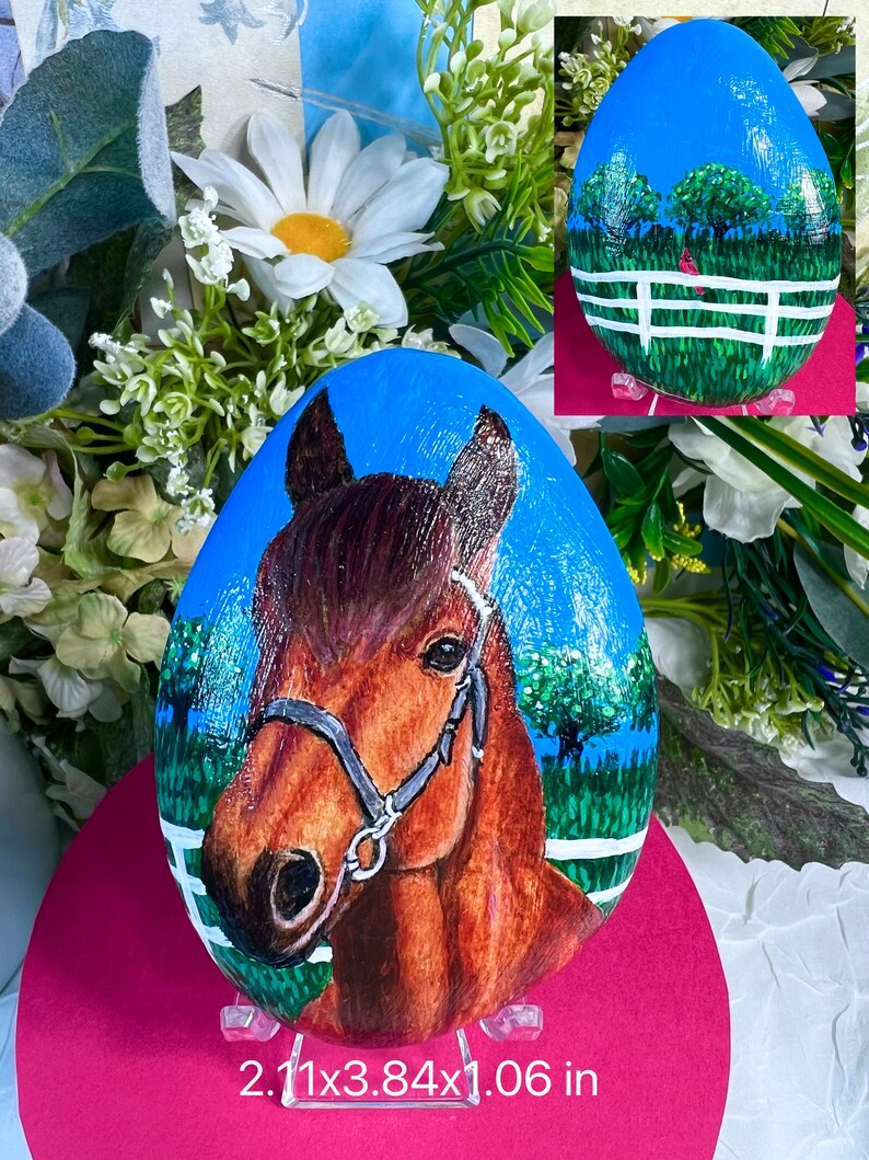 Horse Painted Rock. It is a Symbol of Passion, Unrestrained, Loyalty ...