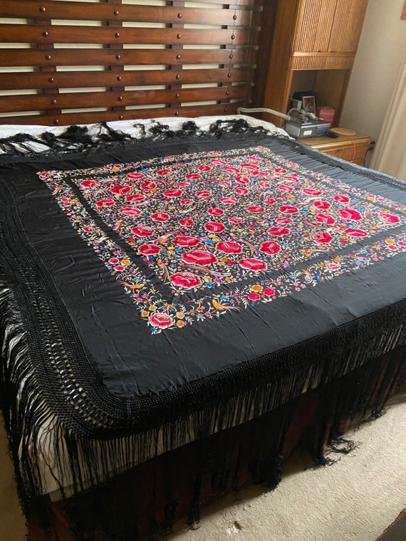 Vintage manton de manila - Gem