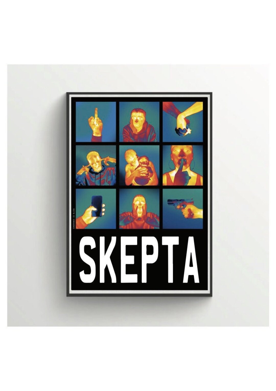 Skepta Poster Ignorance is Bliss Poster Large A3 Size - Etsy UK