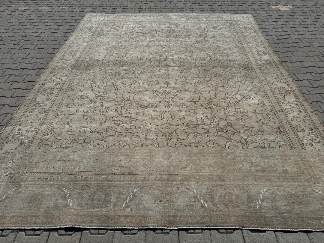 10x13 Rug, Turkısh Oversıze Rug, Handmade Wool Rug, 10x13 Persian Rug ...