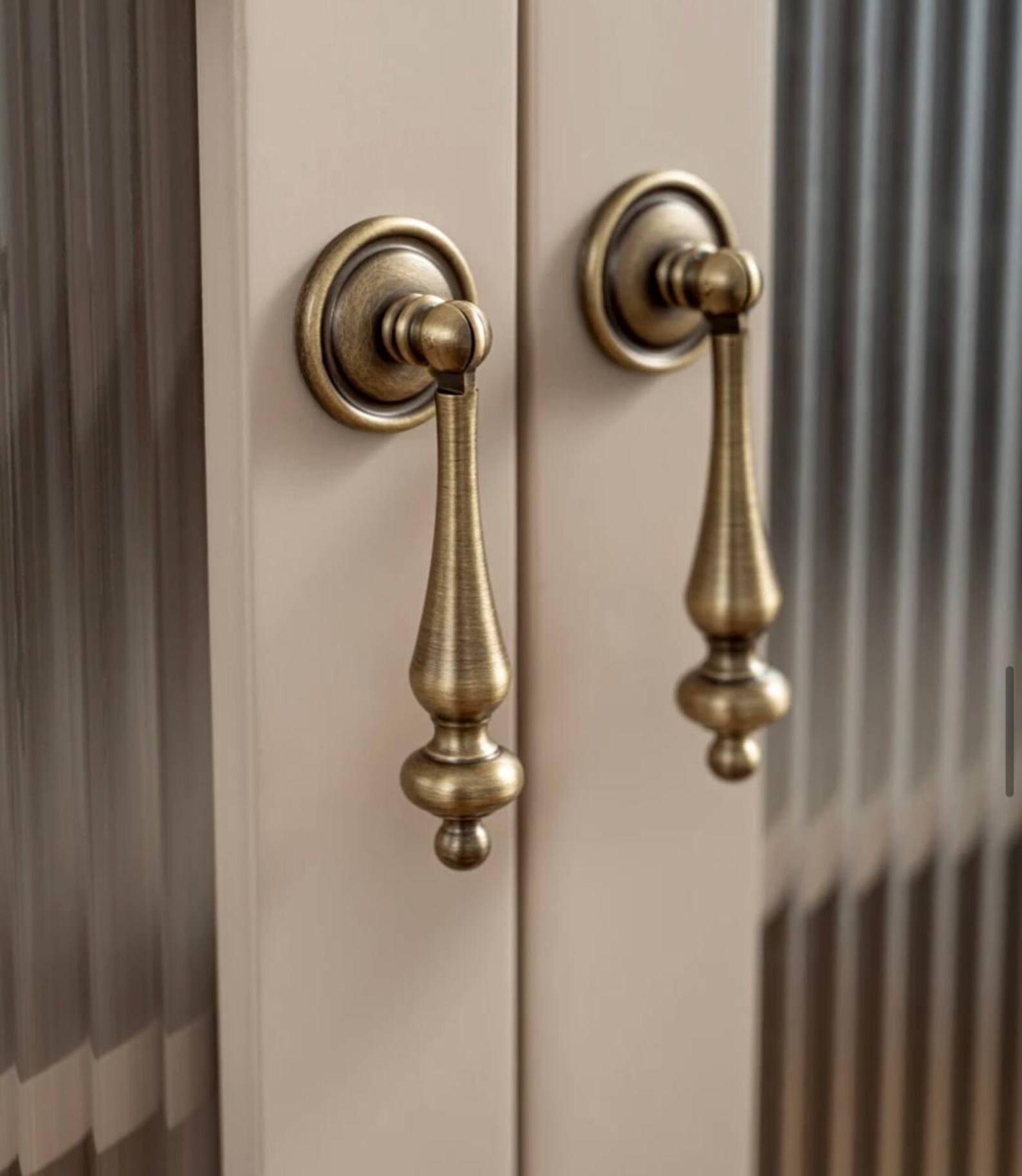 Bronze Modern Metal Door Handles Large Metal Bar Pulls Knobs Modern ...