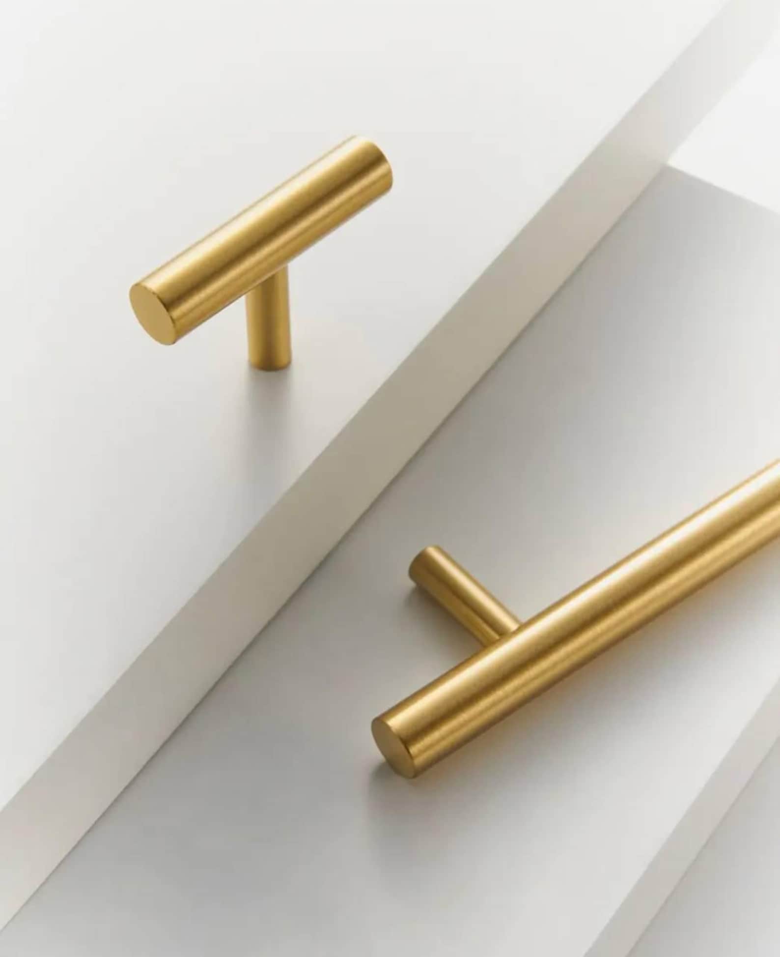Modern Metal Long Door Handles Large Metal Bar Pulls Knobs Modern ...