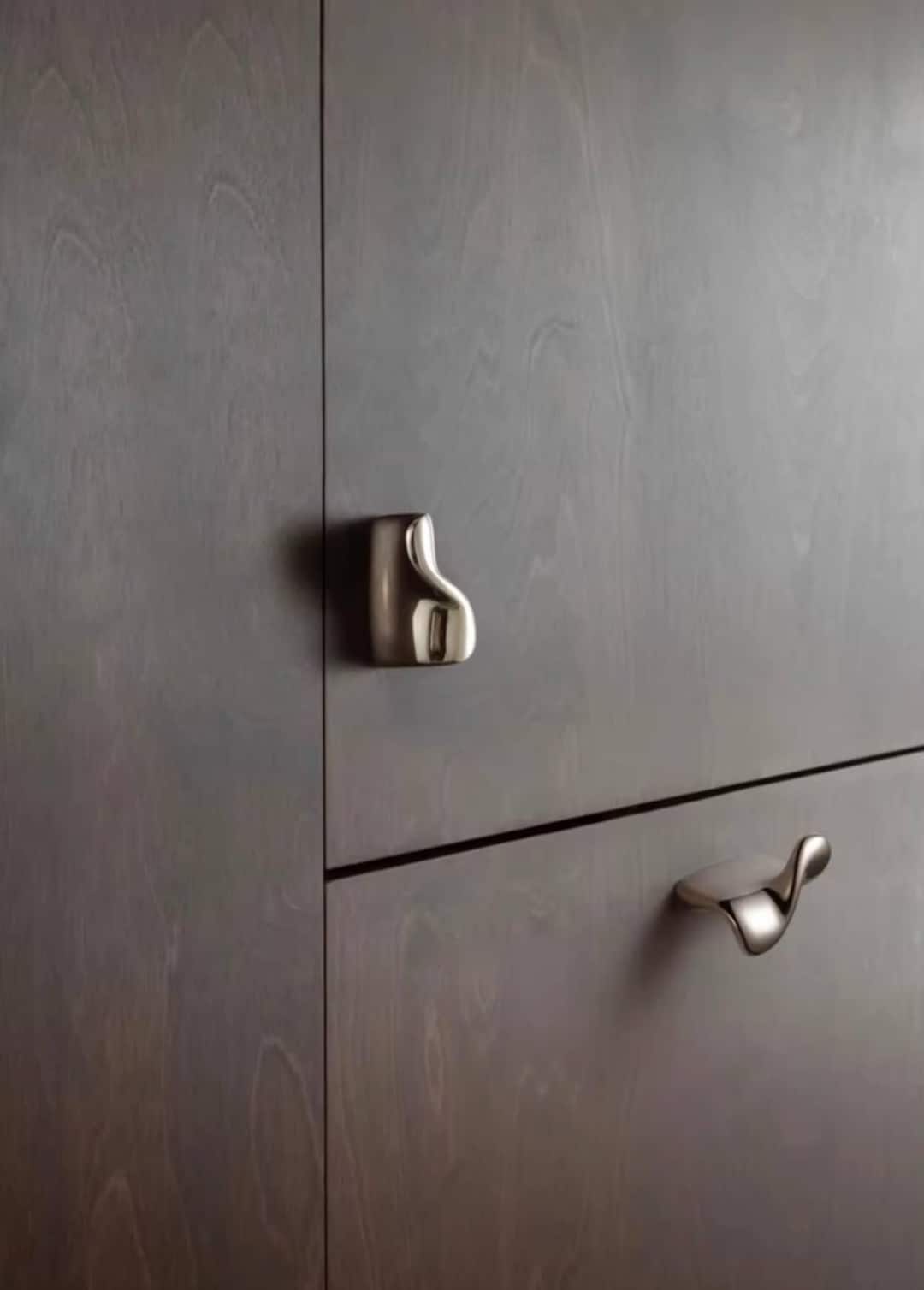 Modern Unusually Shaped Cabinet Handles Kitchen Knob Pull Wardrobe ...