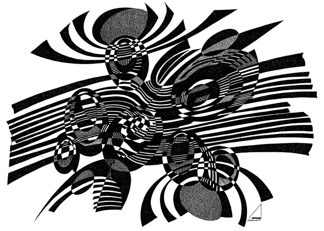 Lionfish Ink Drawing by Alexander Lopatkin - Etsy