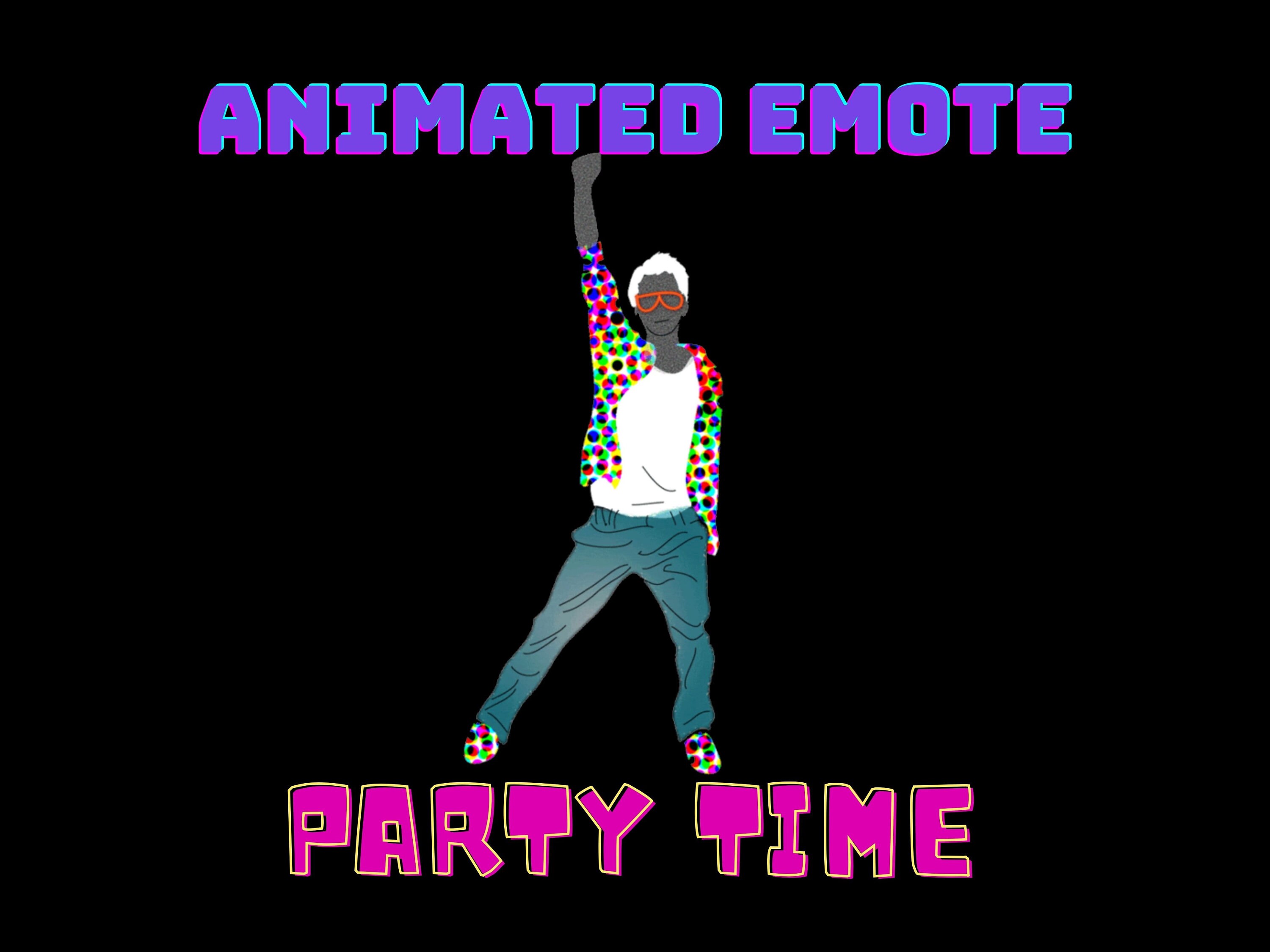Party Time Animated Dancing Twitch Emote - Etsy
