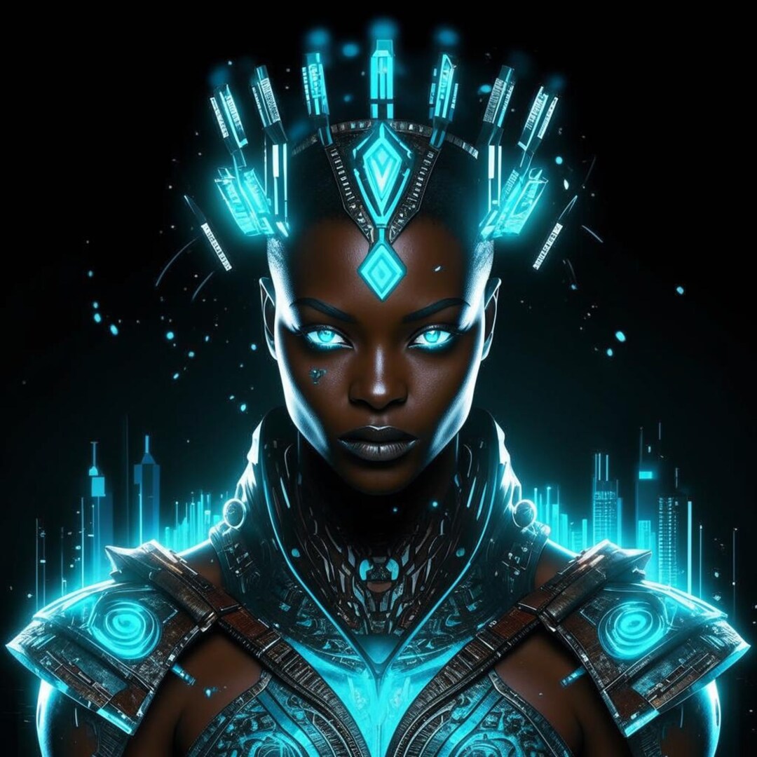 Cyberverse Goddess Twitch PFP - Etsy