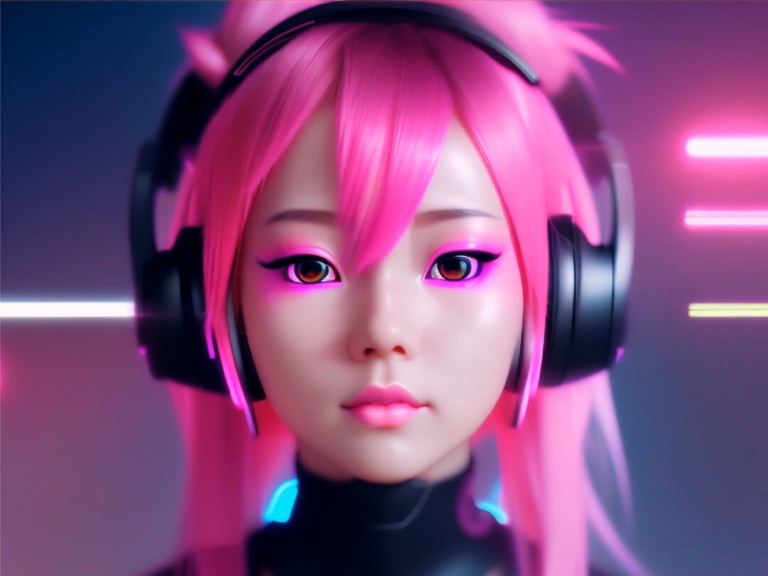 Sakura Animated Discord Pfp Japanese Girl Gaming Avatar - Etsy Canada
