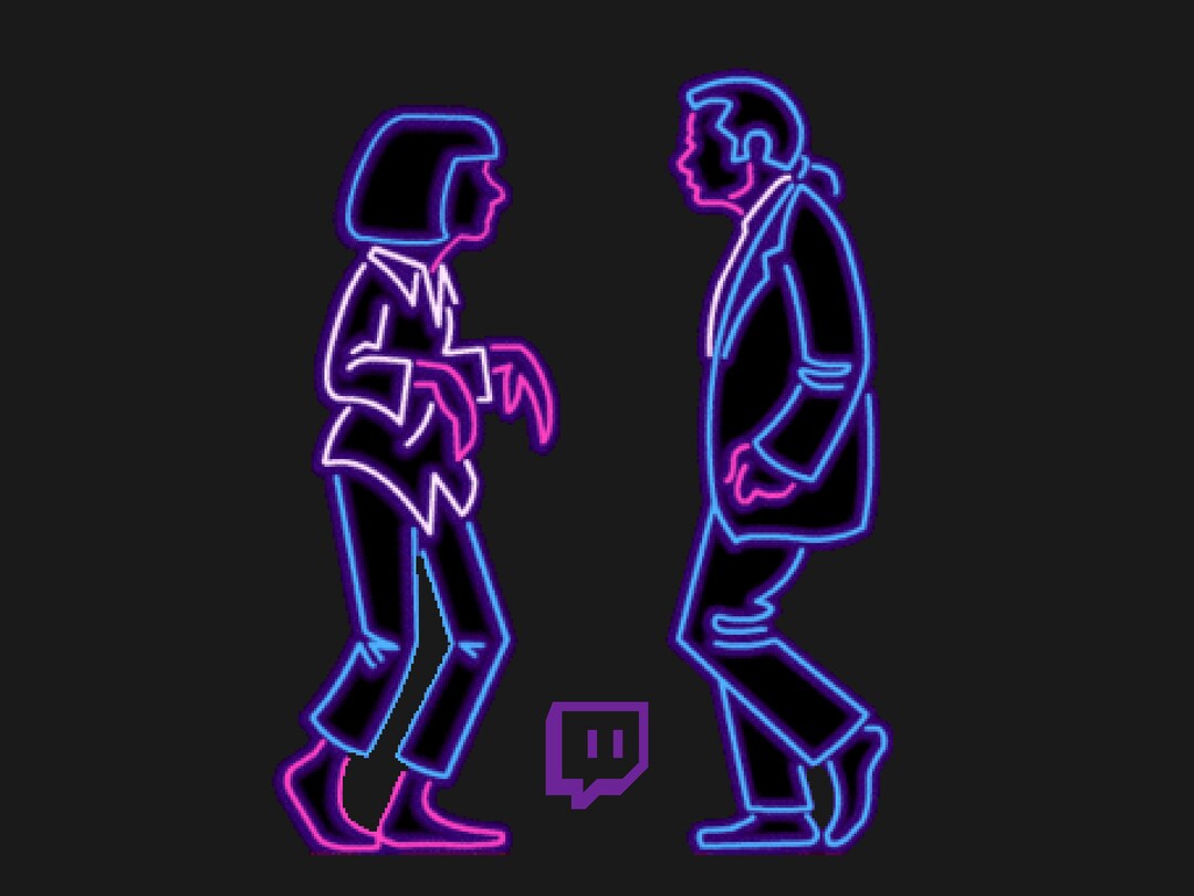 Animated Emote Pulp Fiction, Neon Mia Walles and Vincent Vega, Dancing ...
