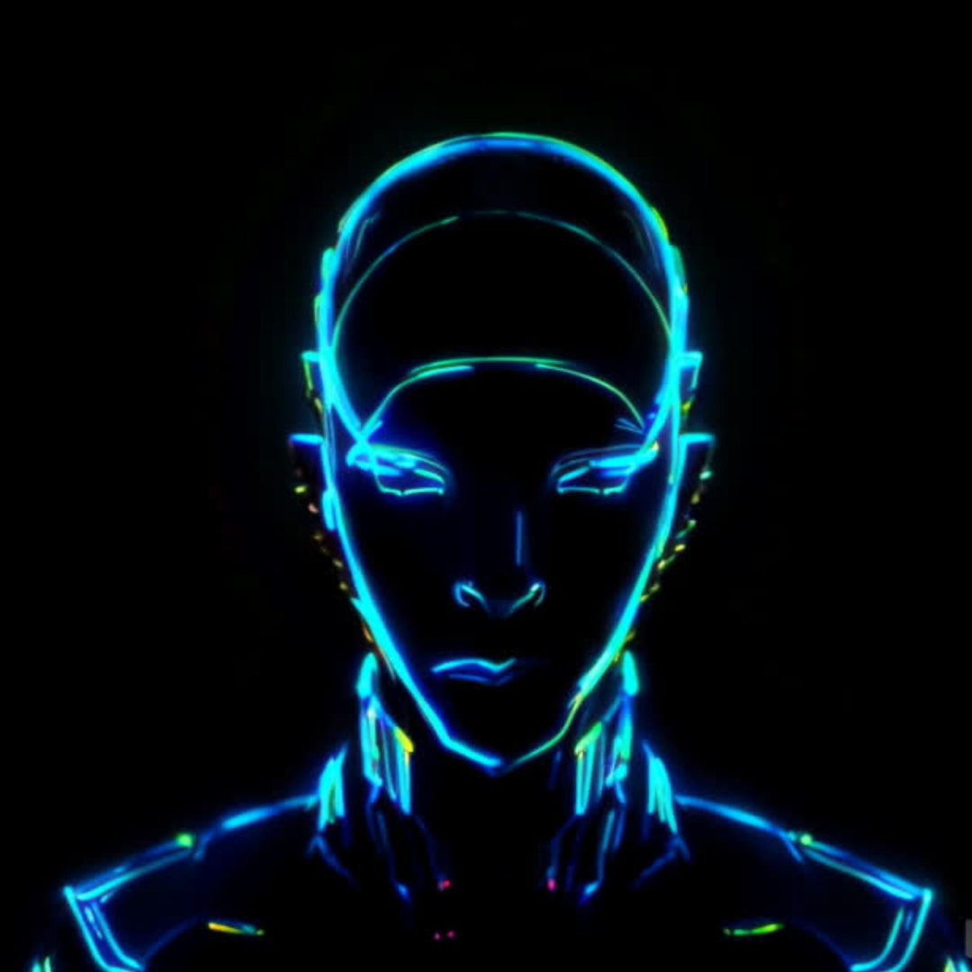 Neon Ghost Discord Pfp Animated Profile Picture - Etsy
