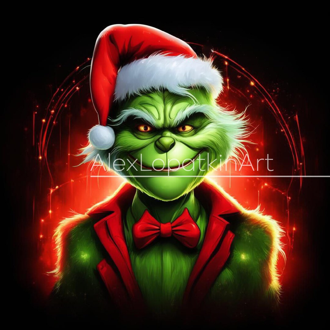 Grinch PFP Xmas Profile Picture for Social Media Twitch - Etsy