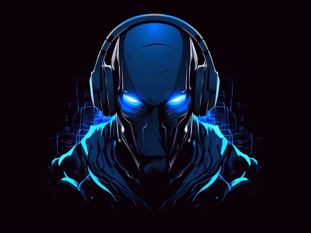 Gaming Cyborg Twitch PFP - Etsy