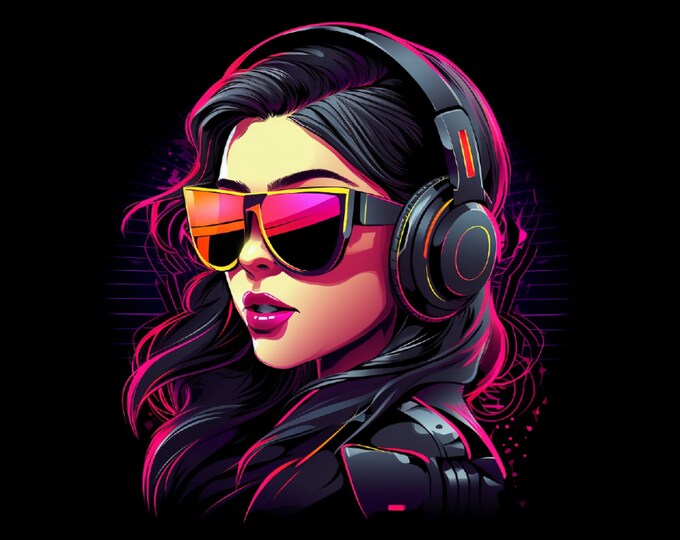 Anime Girl PFP for Twitch Discord Streamer Gaming Logo Profile Picture ...