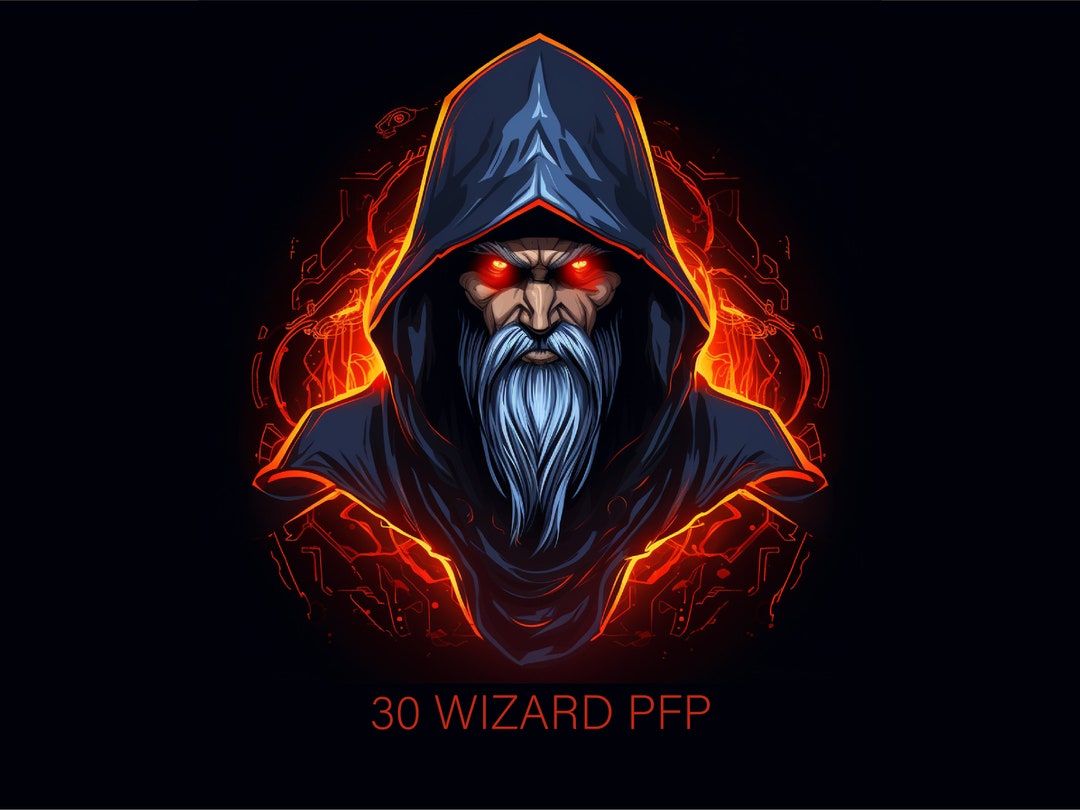 Wizard Profile Picture Gaming PFP Icon Twitch Youtube - Etsy