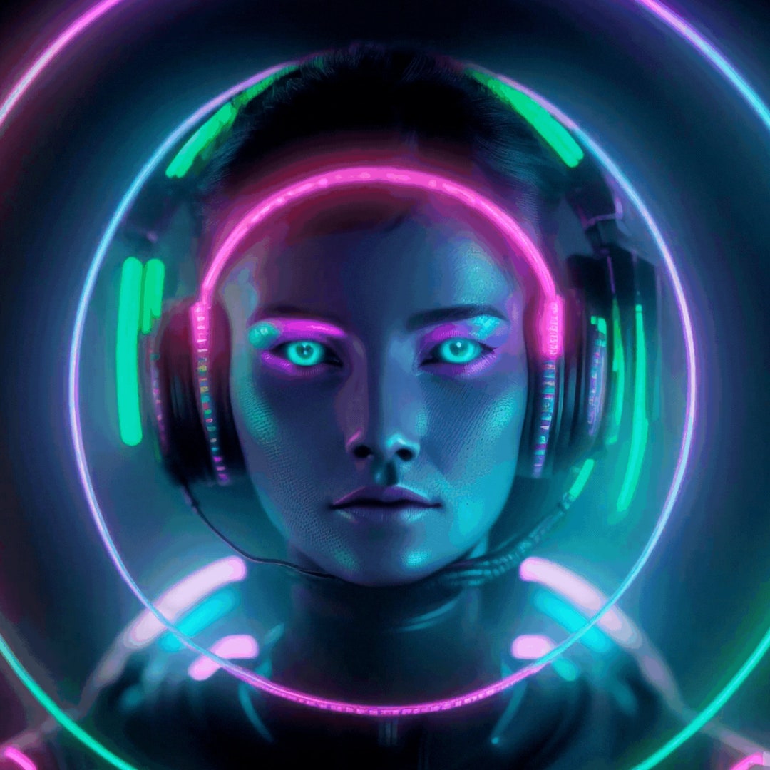Animated Discord Nitro Avatar Gaming Profile Picture Cyberpunk Streamer ...