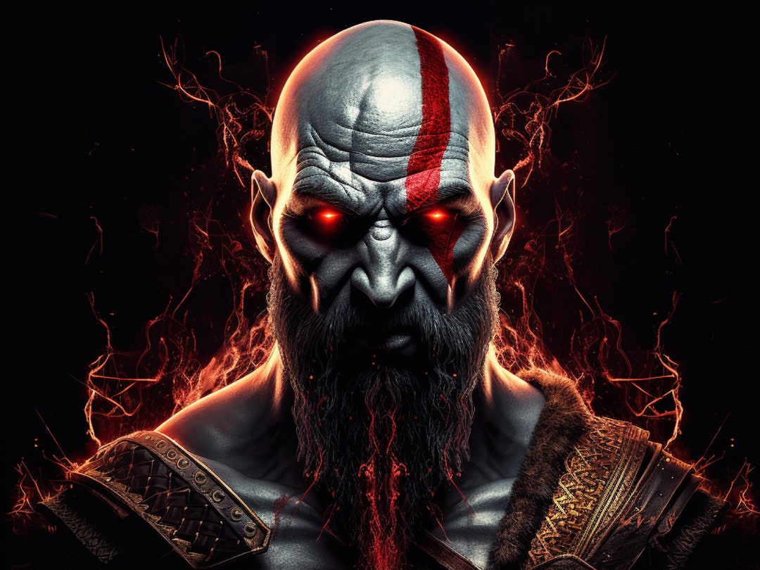 Kratos Profile Picture God of War Gaming Avatar for Twitch - Etsy