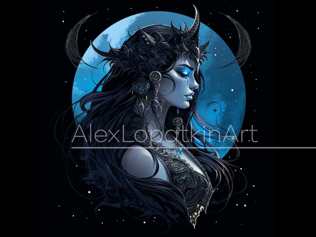 Hecate Profile Picture Moon Goddess PFP Icon Twitch Discord - Etsy UK