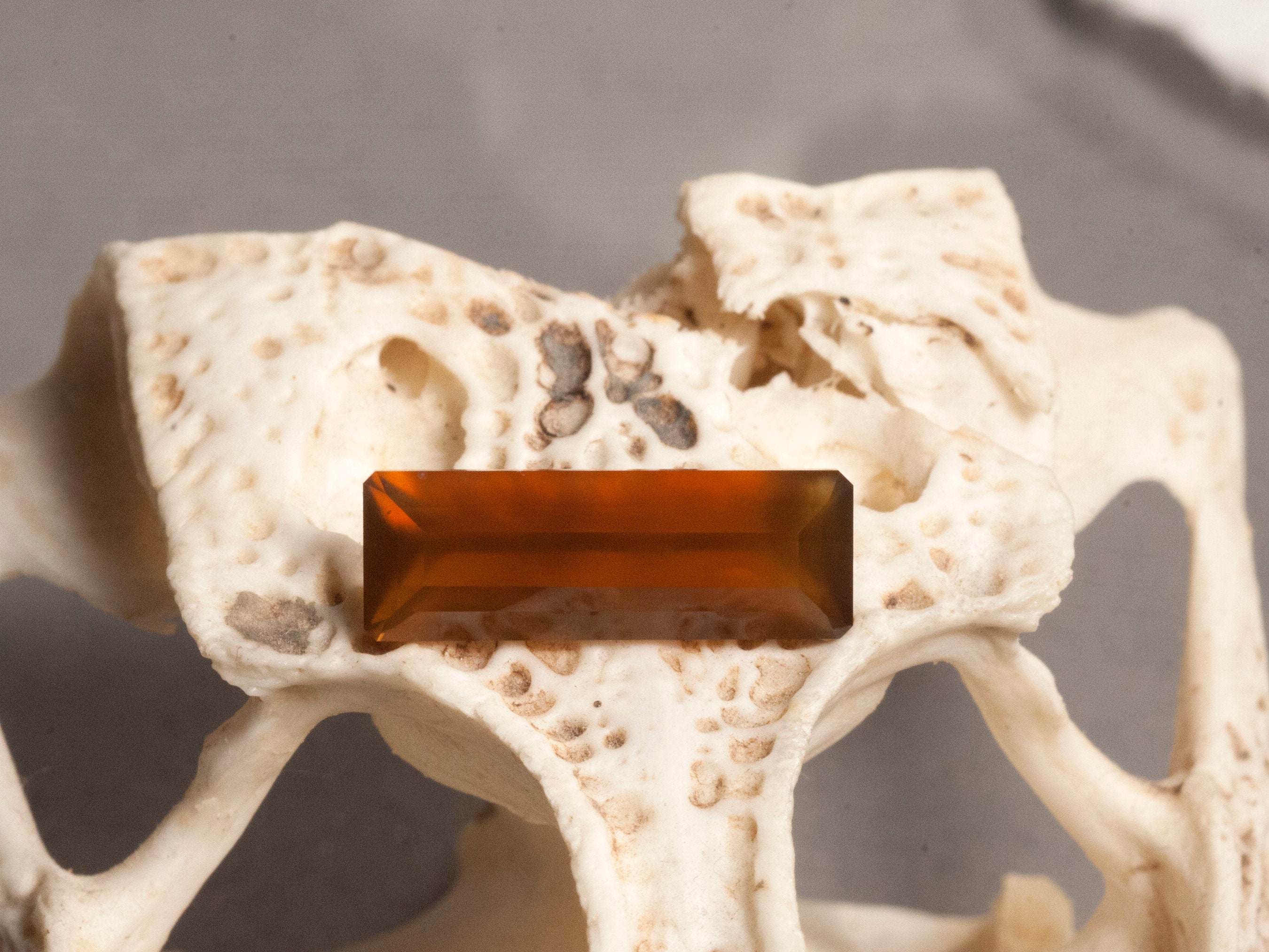 Dying Ember of a Funeral Pyre. Orange Brown Chalcedony Rectangular ...