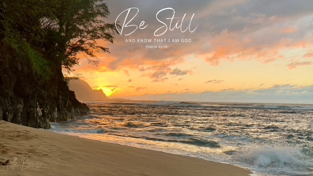 2 Pack Hawaiian Sunsets Digital Download Wallpaper Zoom - Etsy