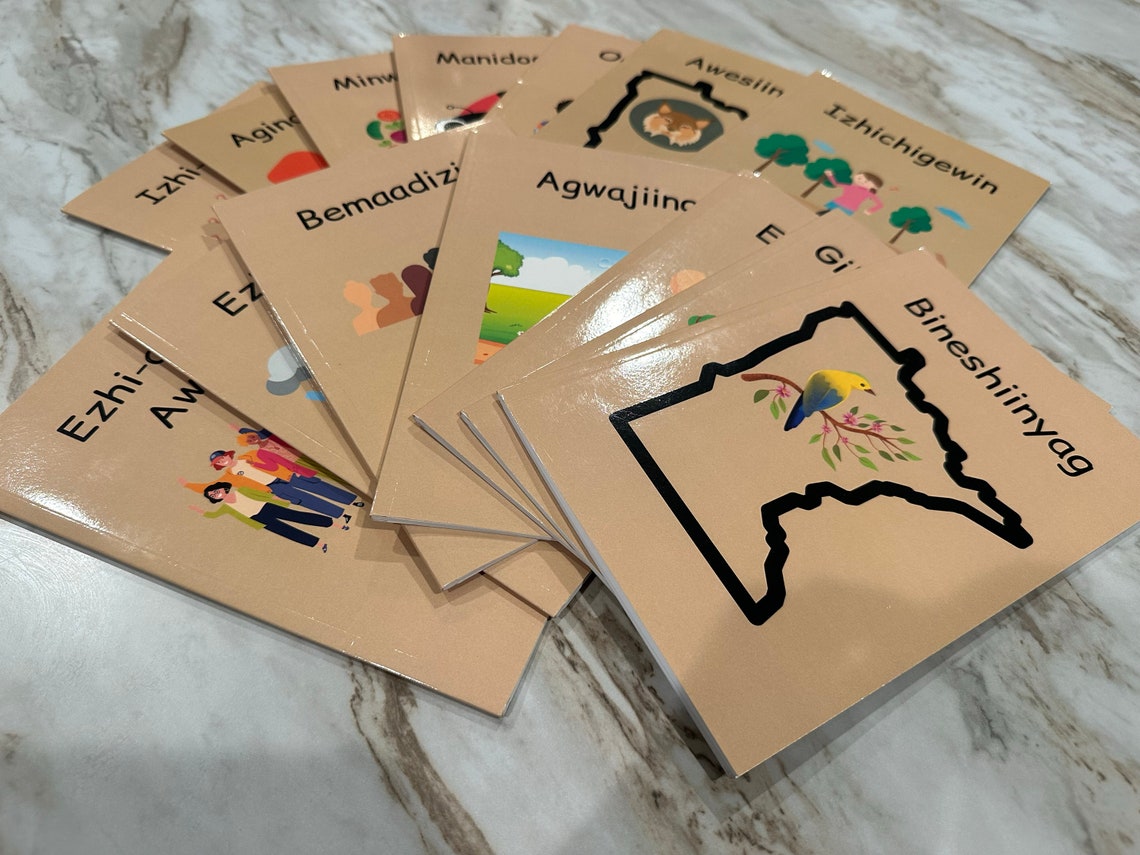 Ojibwe Anishinaabe Language Early Literacy Level 1 Leveled Reader Books ...