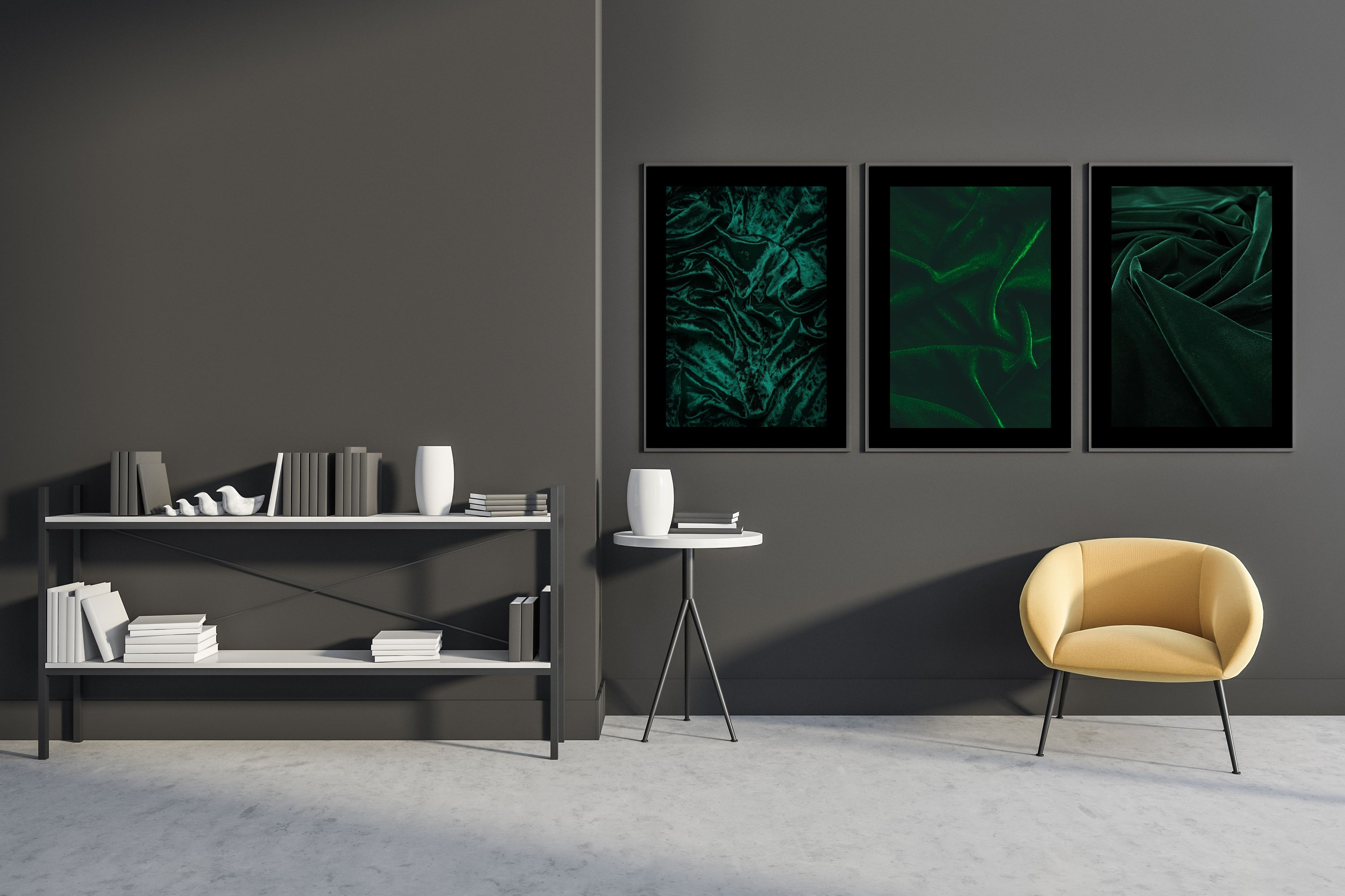 Elegant Velvet Wall Art 3 Piece Wall Art Bedroom Wall Art - Etsy