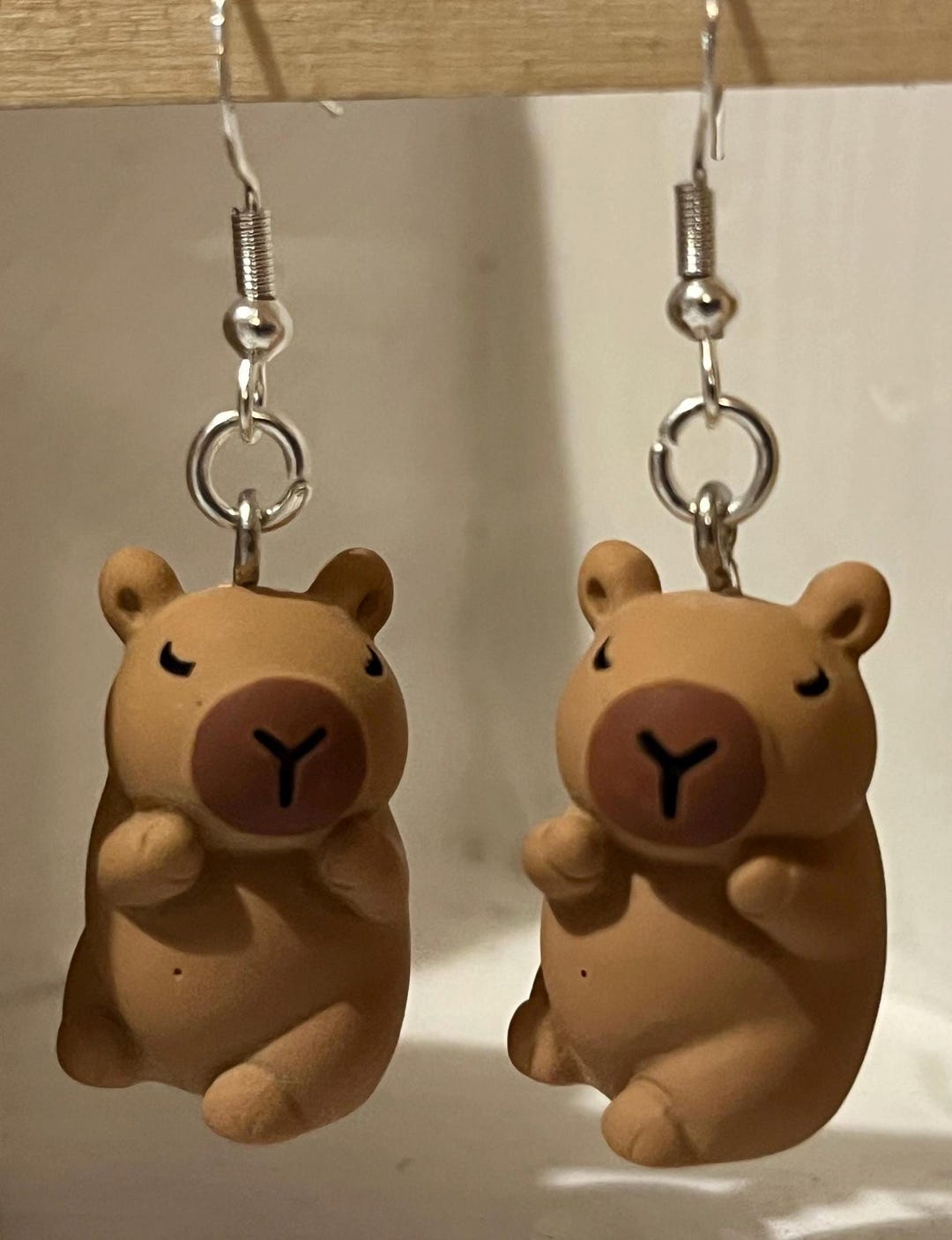 Capybara Handmade Earrings - Etsy