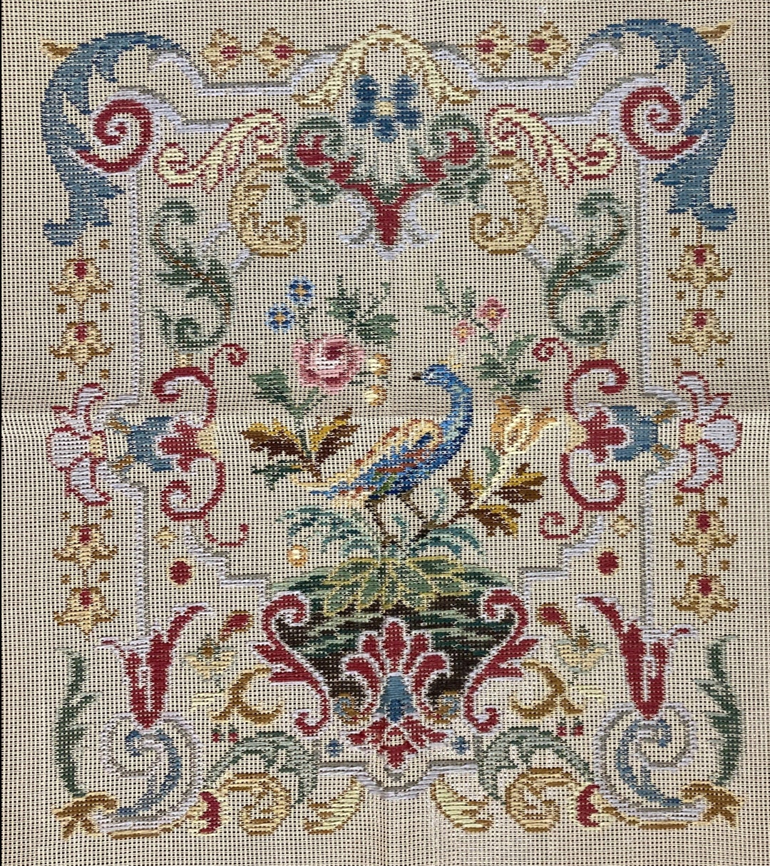 Jacobean Style Firescreen Tramme Tapestry Canvas Kit - Etsy