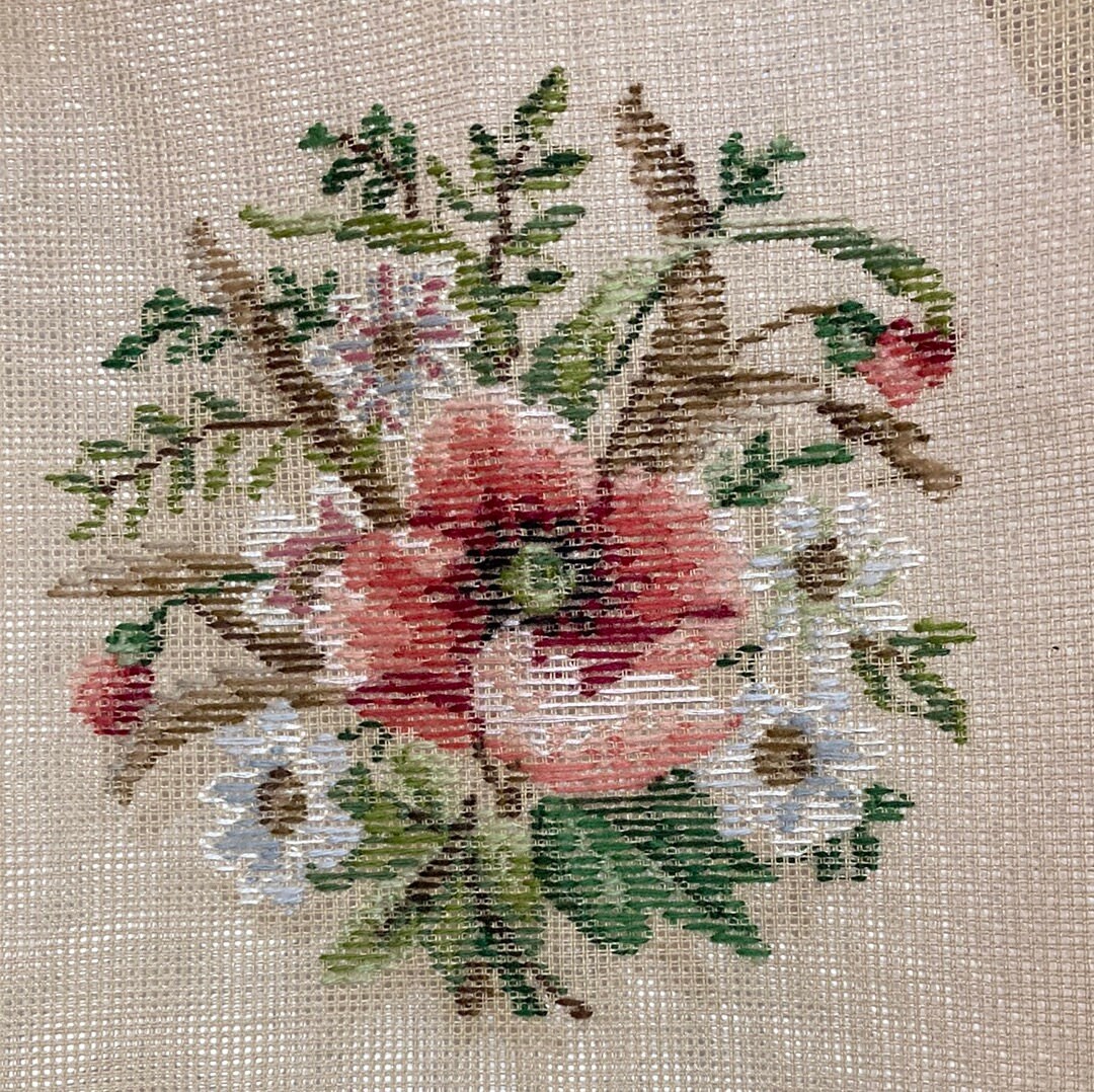 Small Flower Spray Tramme Tapestry Canvas Kit - Etsy