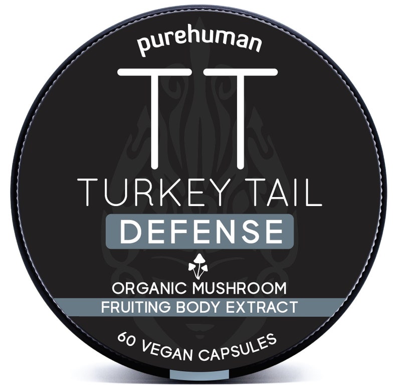 Organic Turkey Tail Mushroom Fruiting Body Extract 60 Vegan - Etsy